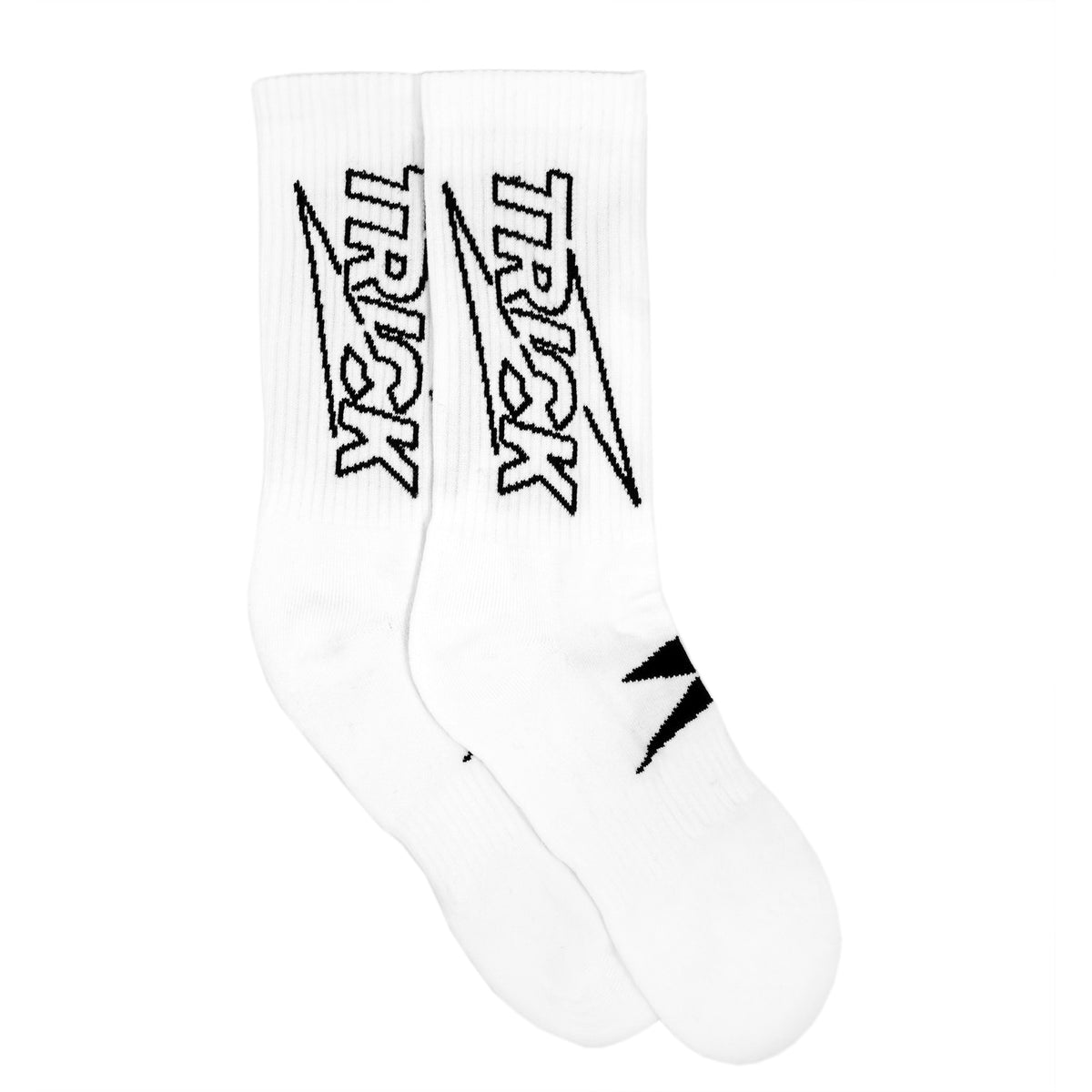 Trick Core Logo Sports Socks - White